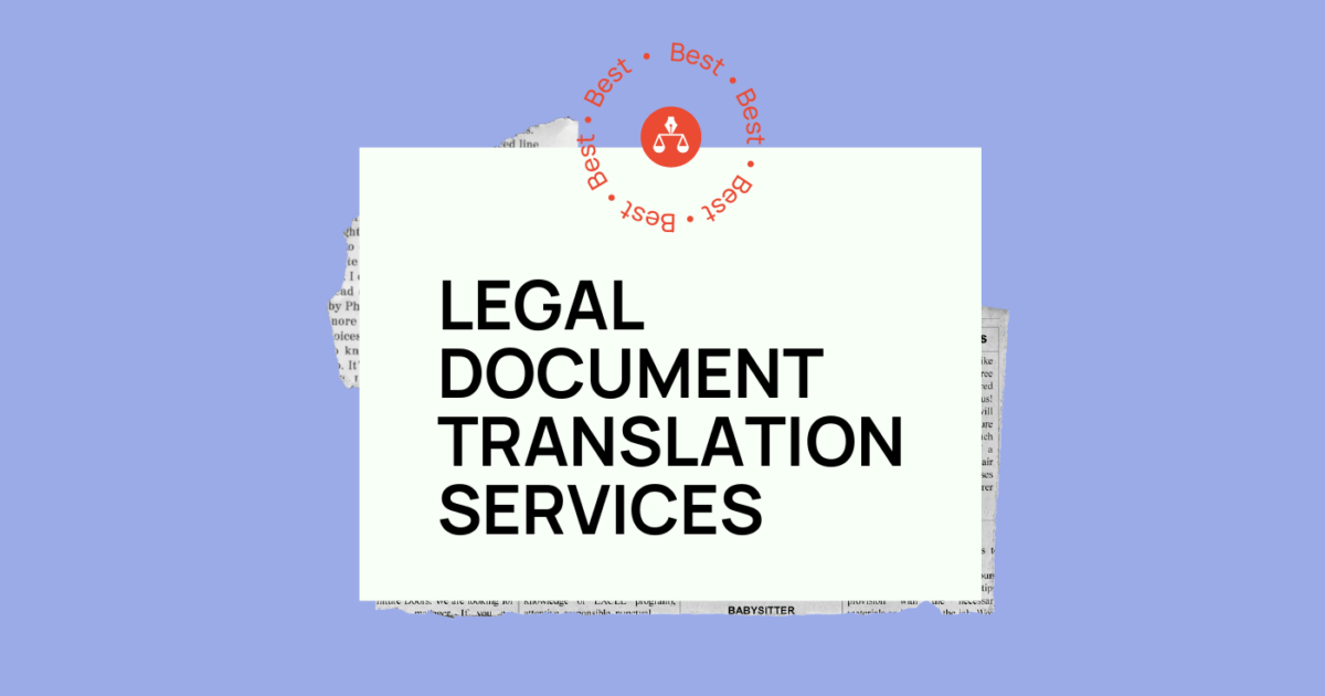 20 Best Legal Document Translation Services in 2026